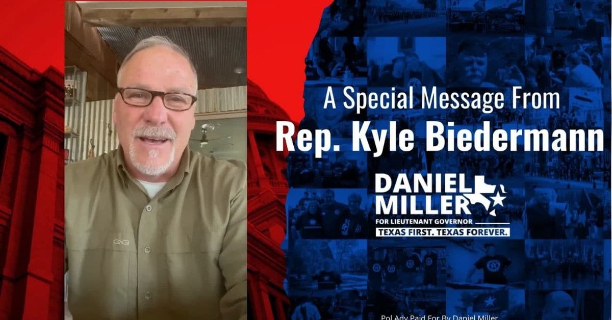State Representative Kyle Biedermann Sends A Special Year-End Message ...